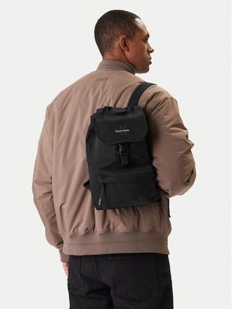 Calvin Klein Rucksack Bold Mini Flap Backpack LV04D3320G Schwarz