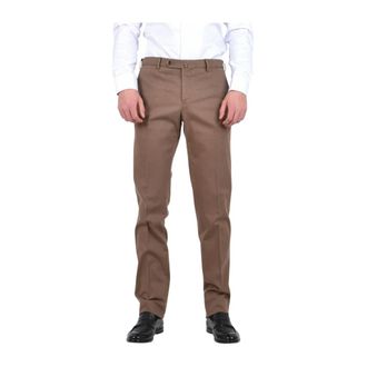 PT01 Pt01, Homme, Pantalons, Brun, Taille: W40 Chinos Slim Fit Marron Pantalon