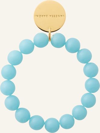 Vanessa Baroni Vanessa Baroni Armb&auml;nder Mini Beads Flex Bracelet Opaline Blue By Glambou gold