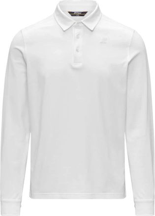 K-Way Homme, Tops, Blanc, Taille: M Tibor Lt Stretch Jersey Slim
