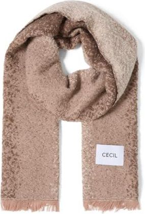 Cecil &Eacute;charpe jacquard urbaine taupe A