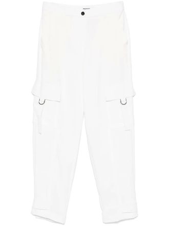 DKNY pantalon à poches cargo - Blanc