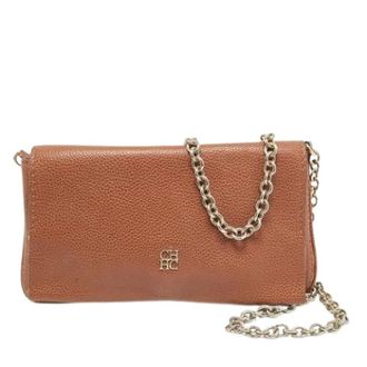 Carolina Herrera Sac bandouli&egrave;re en cuir Pre-owned - Femme - Pre-owned - Brun - Taille: ONE Size