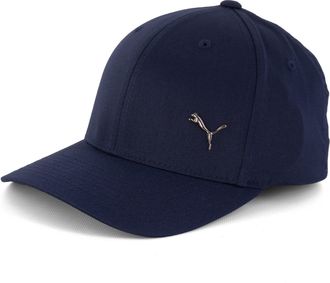 Puma Unisex Metal Cat Flexfit Cap - Baseballkappe (Navy, XS-S)