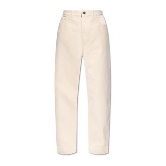 Moncler Hose mit schmal zulaufendem Bein - - Trousers - Damen - Beige - XS