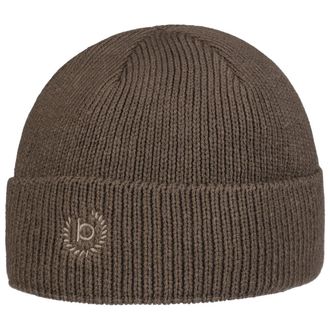 Bugatti Windstopper Strickm&uuml;tze Herren - windabweisend Herrenm&uuml;tze mit Umschlag, Futter, Futter Herbst-Winter Winter - One Size braun