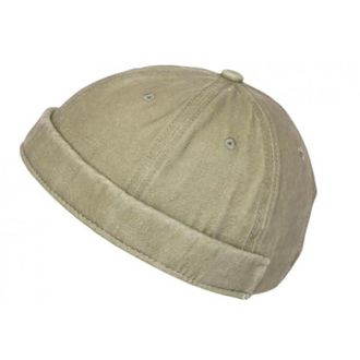 Nyls Cr&eacute;ation Bonnet Docker Vert en Coton Style Miki Marin Kyroak - Taille Unique - Vert