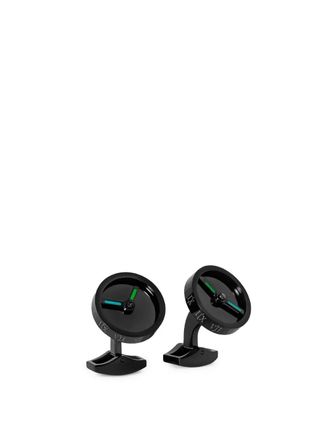 Tateossian boutons de manchette Steel Watch - Noir