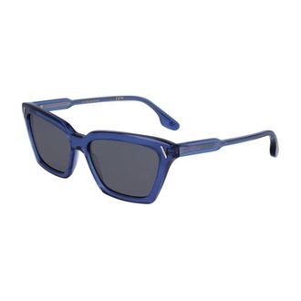 Victoria Beckham Femme, Accessoires, Bleu, Taille: ONE Size Lunettes de soleil &agrave; monture en ac&eacute;tate