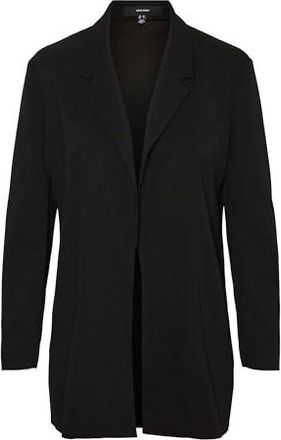 Vero Moda Vero Moda Vmlivamaria Ls Blazer Long Noos Blazer, Femme, Schwarz, XS