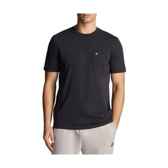 Lyle & Scott Textured Pocket Tee - - Tops - Herren - Blau - 2XL