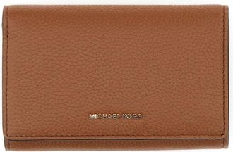 Michael Michael Kors Leather Wallet - Beige