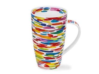 Dunoon Tasse en porcelaine fine fabriquée en Angleterre en forme de Henley (Slapdash)