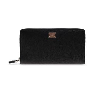 Dolce & Gabbana Ledergeldb&ouml;rse mit Logo - - Accessories - Herren - Schwarzk - ONE SIZE