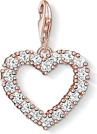 Thomas Sabo Damen-Charm-Anhänger Herz Charm Club 925 Sterling Silber 1574-416-14