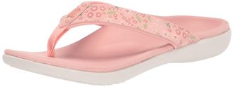 Spenco Damen Unterstützung Flipflop, Coral Cloud, 39.5 EU Weit