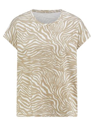 Peter Hahn T-Shirt Rundhals-&shy;Ausschnitt Peter Hahn beige