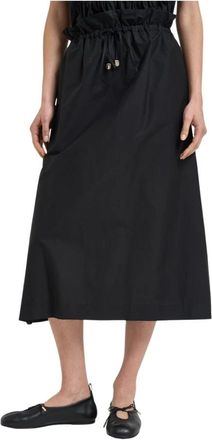 Liu Jo Femme, Jupes, Noir, Taille: 40 FR Jupe Midi