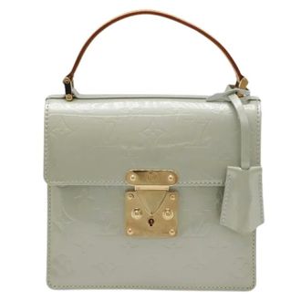Louis Vuitton Sac &agrave; main Pre-owned Vernis Spring Street - Femme - Pre-owned - Gris - Taille: ONE Size