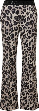 s.Oliver Wide-Leg-Hose aus Scuba mit Logo-Gummibund