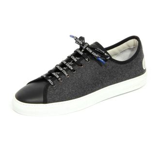 Jacob Cohen Dunkelgraue Stoff-/Lederschuhe- Hergestellt in Italien - - Shoes - Herren - Grau - 44 EU