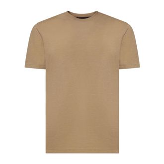 Zanone Ice Cotton T-Shirt - - Tops - Herren - Braun - XL