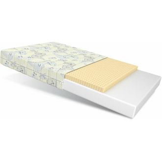 FDM Matratze DREAM 60x120 cm Kaltschaum H2 H3 LATEX 11 cm Dino Bezug