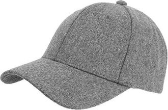 Léon Montane Casquette Baseball Laine Gris Perle en Feutre Chaude et Tendance Neva - Taille: Taille Unique - Couleur: Gris - Homme