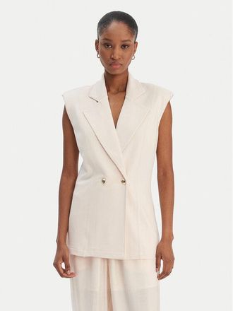Liu Jo Weste TA6025 JS182 Creme Regular Fit