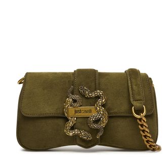 Just Cavalli Handtasche Just Cavalli Iconic Snakes 81RA4BA7 ZSE74 Gr&uuml;n