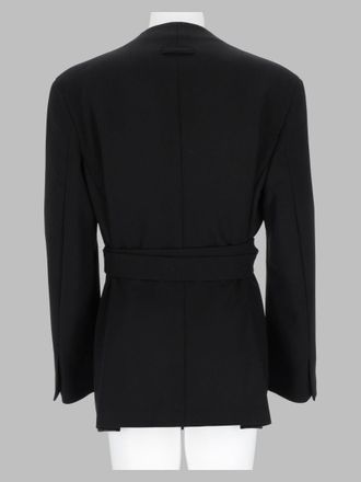 Fear of God Virgin Wool Belted Jacket - Black