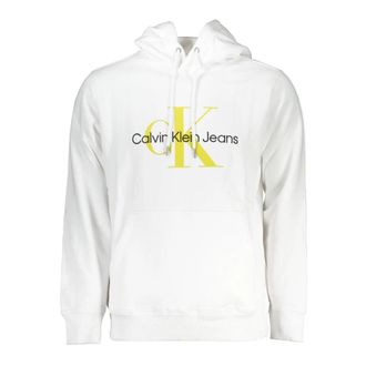 Calvin Klein Hoodie mit Druck und Stickerei - - Sweatshirts & Hoodies - Herren - Wei&szlig; - 2XL