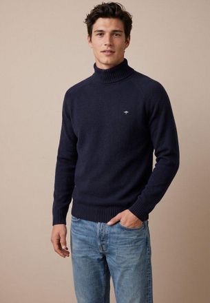 Fynch-Hatton Rollkragenpullover Raglan&auml;rmel, Kaschmiranteil