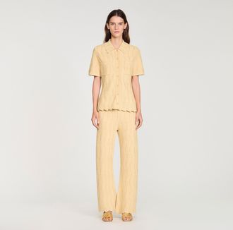 Sandro Cardigan strass&eacute;