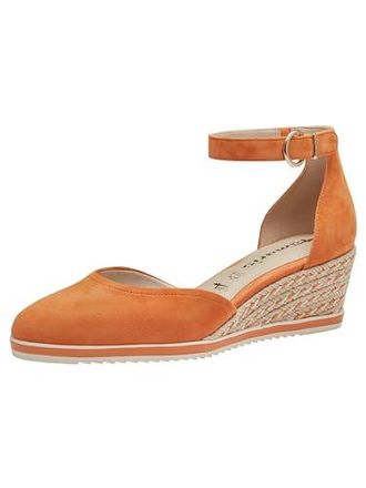 Tamaris Escarpins compens&eacute;s pour Femme, Chaussures &agrave; Talons pour Femme, Semelle int&eacute;rieure Touchit, Orange, 36 EU