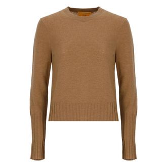 Guest In Residence Shrunken Crew - - Knitwear - Damen - Braun - S