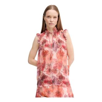 Marc Aurel Transparente Viskose-Bluse - - Blouses & Shirts - Damen - Rosa - S