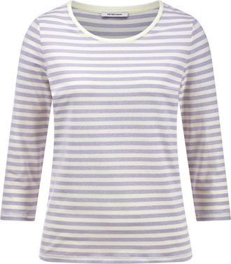 Peter Hahn Rundhals-Shirt 3/4-Arm Peter Hahn lila