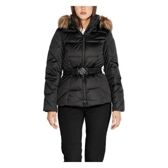 Guess Kapuzenjacke mit Rei&szlig;verschluss - - Jackets - Damen - Schwarzk - 2XL