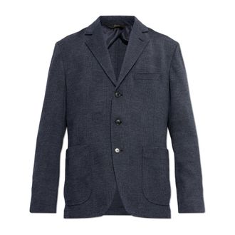 Brioni Wollblazer mit offenen Revers - - Jackets - Herren - Blau - S