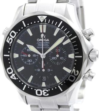 Omega Pre-owned Seamaster 2594.50 Montre - Homme - Pre-owned - Noir - Taille: ONE Size