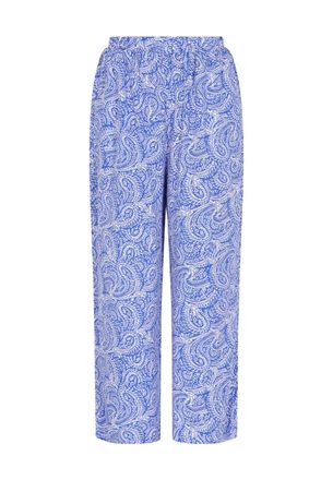 Usha Hose Frauen blau wei&szlig;
