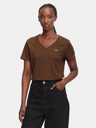 HUGO BOSS T-Shirt Classic 50513667 Braun Slim Fit