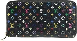 Louis Vuitton Portefeuille long (bi-pli) Pre-owned - Femme - Pre-owned - Noir - Taille: ONE Size