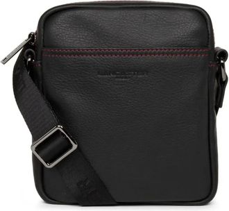 Lancaster Homme, Sacs, Noir, Taille: ONE Size Sac Bandouli&egrave;re Vintage Souple