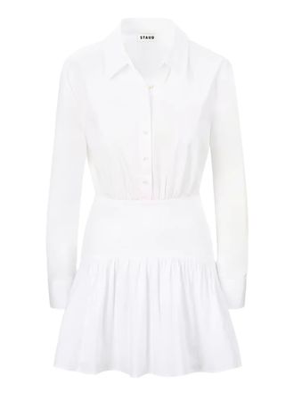 Staud Rocco Minikleid - Wei&szlig;