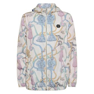 Philipp Plein Femme, Vestes, Multicolore, Taille: 42 FR Parka &agrave; Capuche