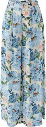 Oui Femme, Pantalons, Multicolore, Taille: 40 FR Wide Pantalons