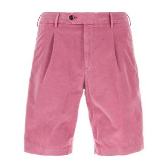 Pantaloni Torino Homme, Shorts, Rose, Taille: XL Bermuda en velours c&ocirc;tel&eacute; fuchsia