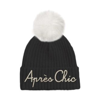 MC2 Saint Barth Femme, Accessoires, Noir, Taille: ONE Size Chic Pom Pom Casquette Femme